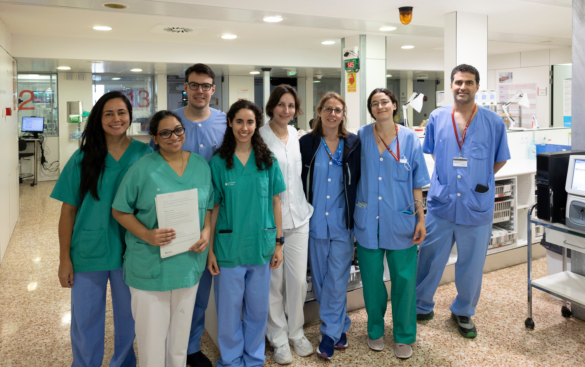 Estancia en el hospital de cinco 'fellows' de la Sociedad Europea de ...